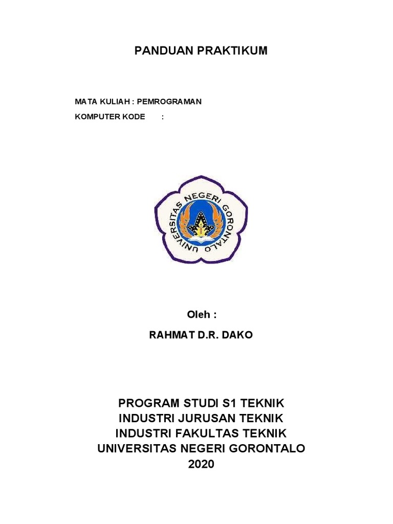 Panduan Praktikum Python-Dikonversi | PDF