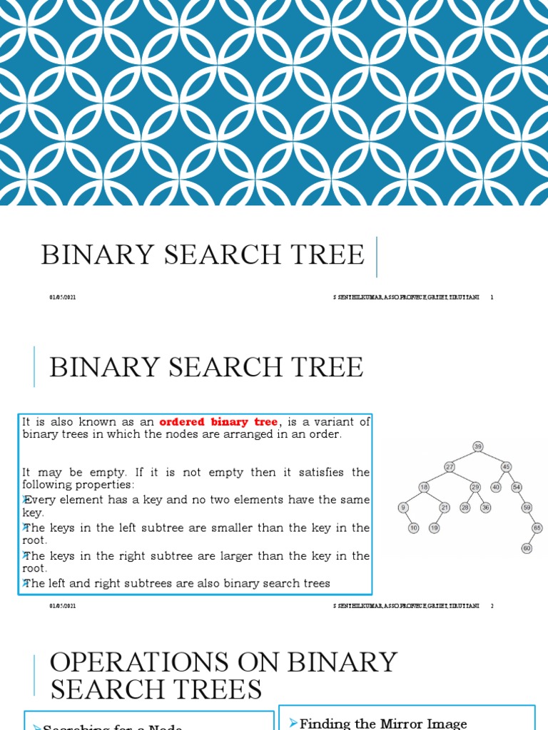 Binary Search Tree | PDF | Theoretical Computer Science | Computer Data Binary Search Tree | PDF | Theoretical Computer Science | Computer Data