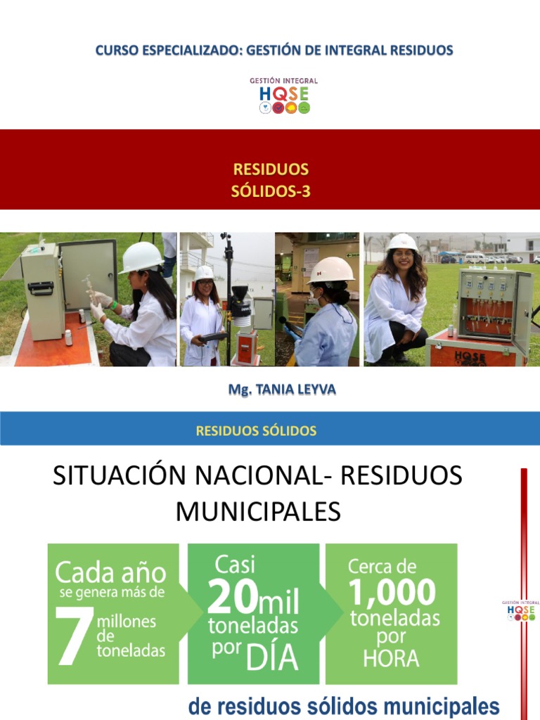 Sesion 3 y 4 PDF | PDF | Residuos | Contaminación