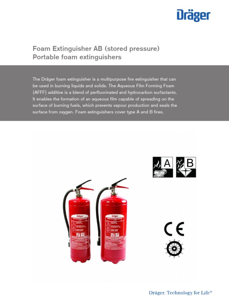 Foam Extinguisher AB (Stored Pressure) Portable Foam Extinguishers ...