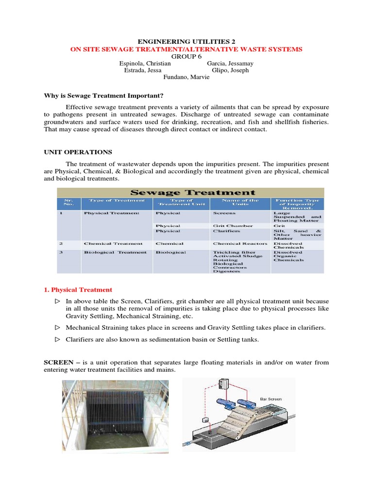 On Site Sewage Treatment (Alternative Waste Systems) | PDF | Sewage ...