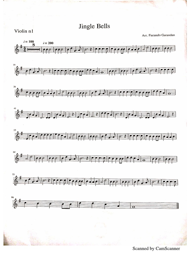 Jingle Bells Violin | PDF