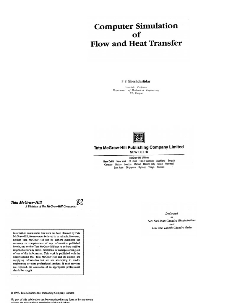 Simulation of Heat Transfer | PDF | Finite Element Method | Fluid Dynamics