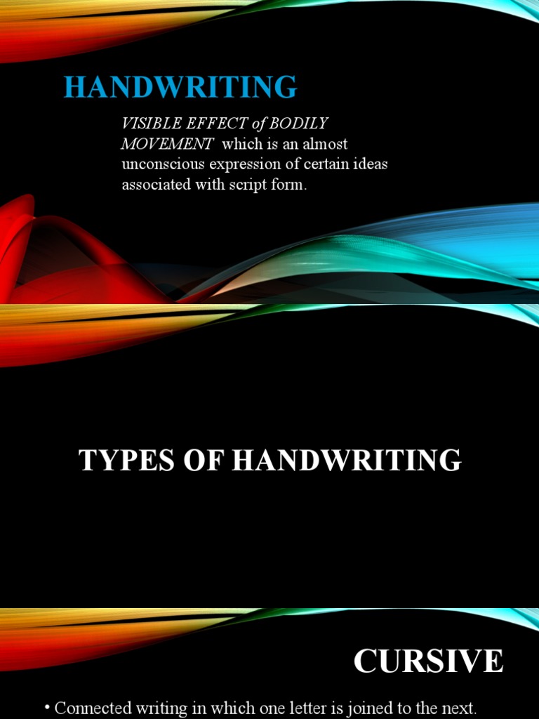 The Expressive Nature of Handwriting: Types, Examples, and Uses in ...
