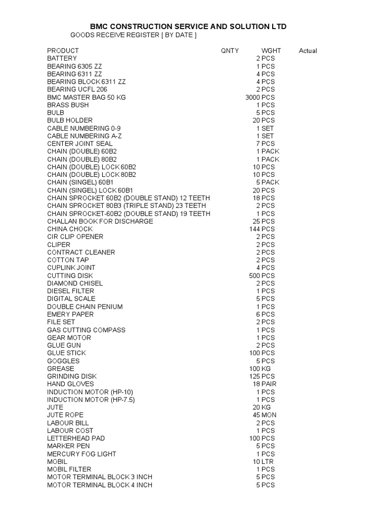 BMC Group Raw Material | PDF | Printed Circuit Board | Chemical Substances