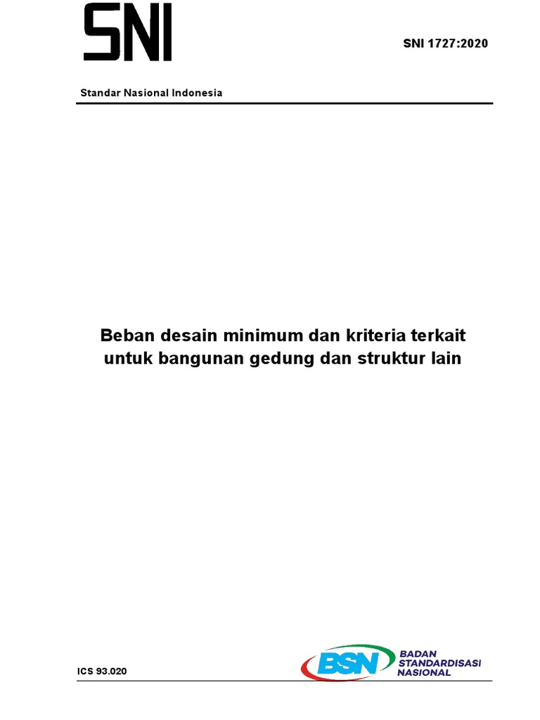 Rsni 1727-2019 | PDF