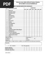 ROAD VIBRATORY ROLLER Daily Inspection Checklist | PDF