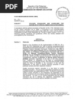 Ched Order 16 On In-Person Classes | PDF