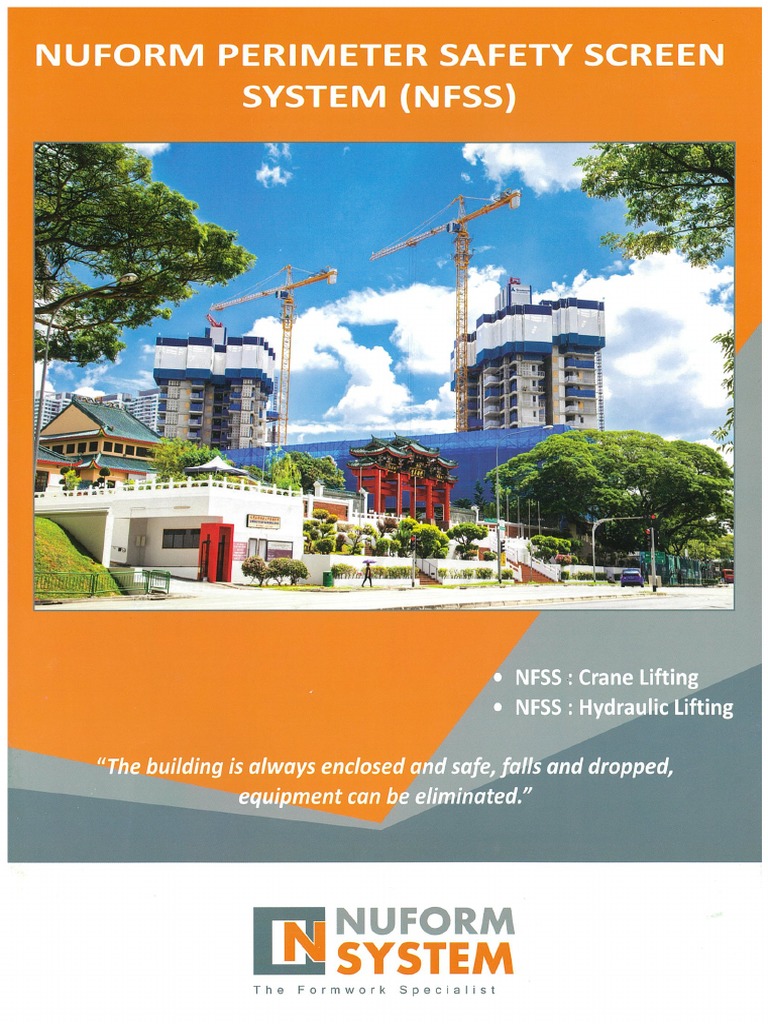 Nuform Perimeter Safety Screen System (NFSS) | PDF