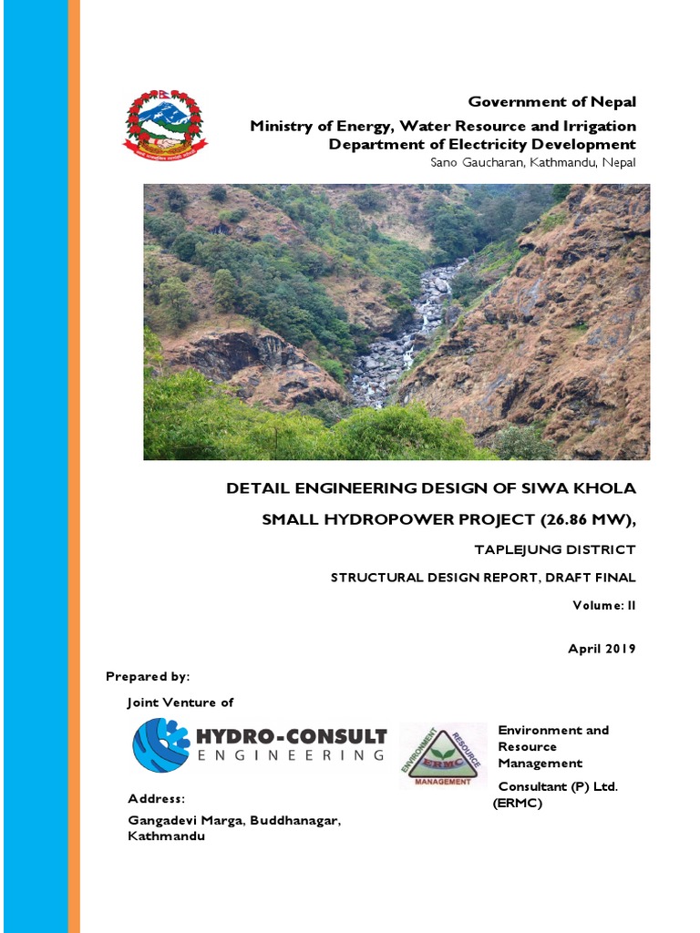 Vol II Main Report - Structural Design Report - DRAFT FINAL April 2019 ...
