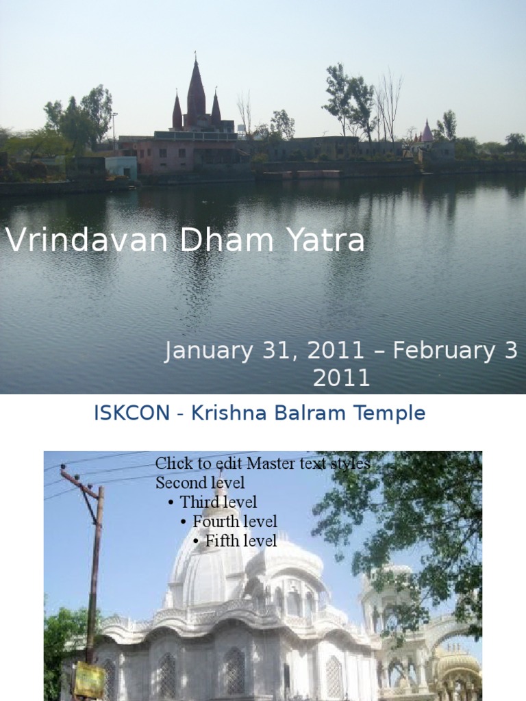Vrindavan Dham | PDF | Bhagavad Gita | Forms Of Vishnu