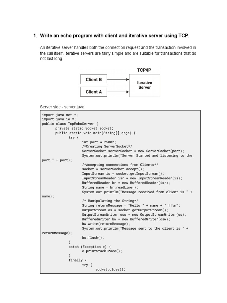 NP Lab PDF | PDF | Network Socket | Computer Engineering