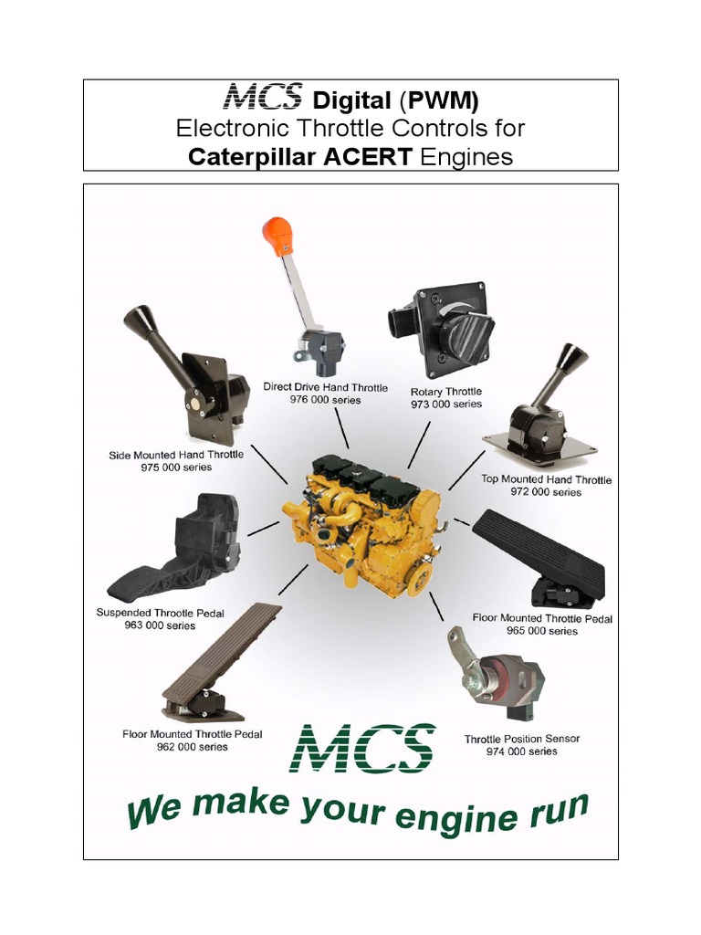 CAT ACERT Throttle Types | PDF | Throttle | Amplifier