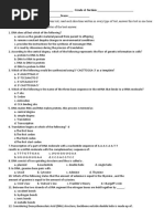RNA and Protein Synthesis Problem Set | PDF | Translation (Biology) | Rna