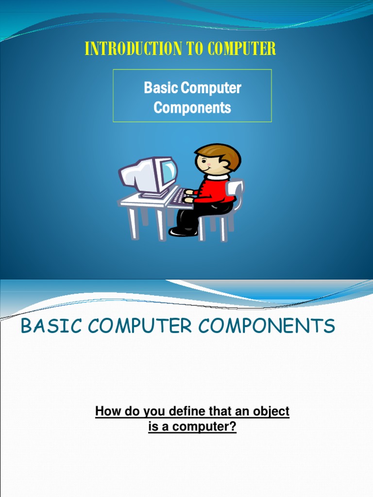 Computer Components | PDF | Computer Monitor | Computer Data Storage