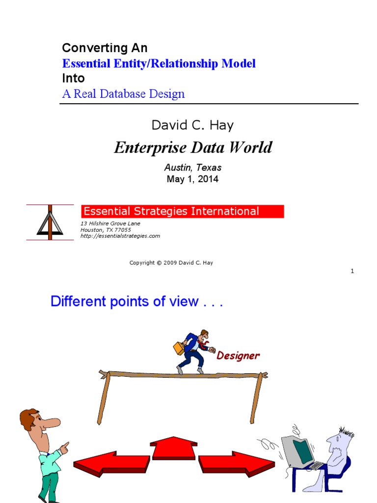 David C. Hay EDW14 How To Design | PDF | Conceptual Model | Data Model