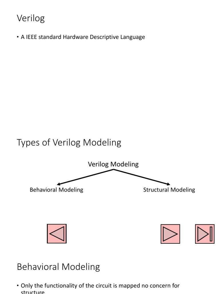 Verilog: - A IEEE Standard Hardware Descriptive Language | PDF | Computer Programming | Computer ...