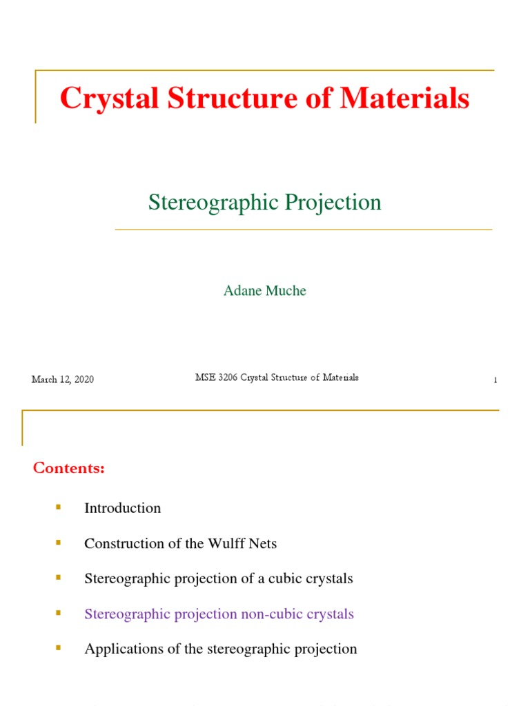 Stereographic Projection | Download Free PDF | Sphere | Plane (Geometry)