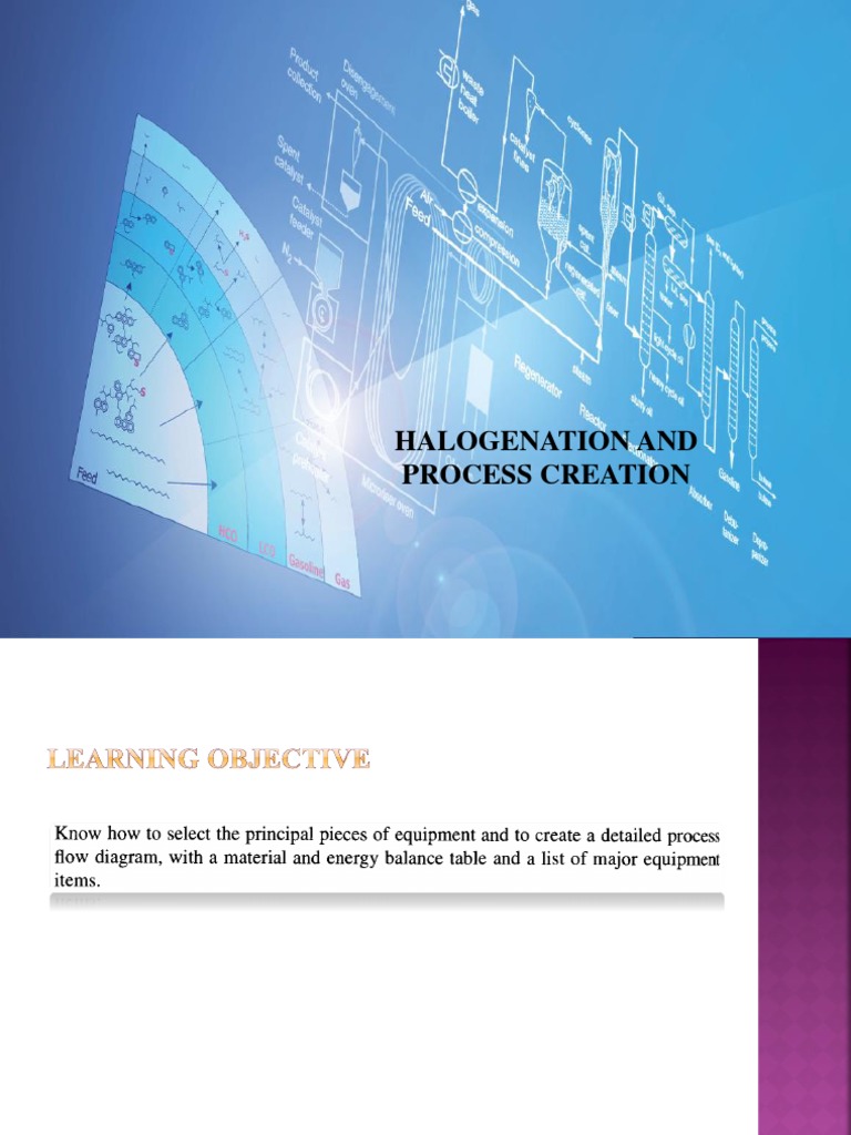 Process Creation Halogenation | PDF