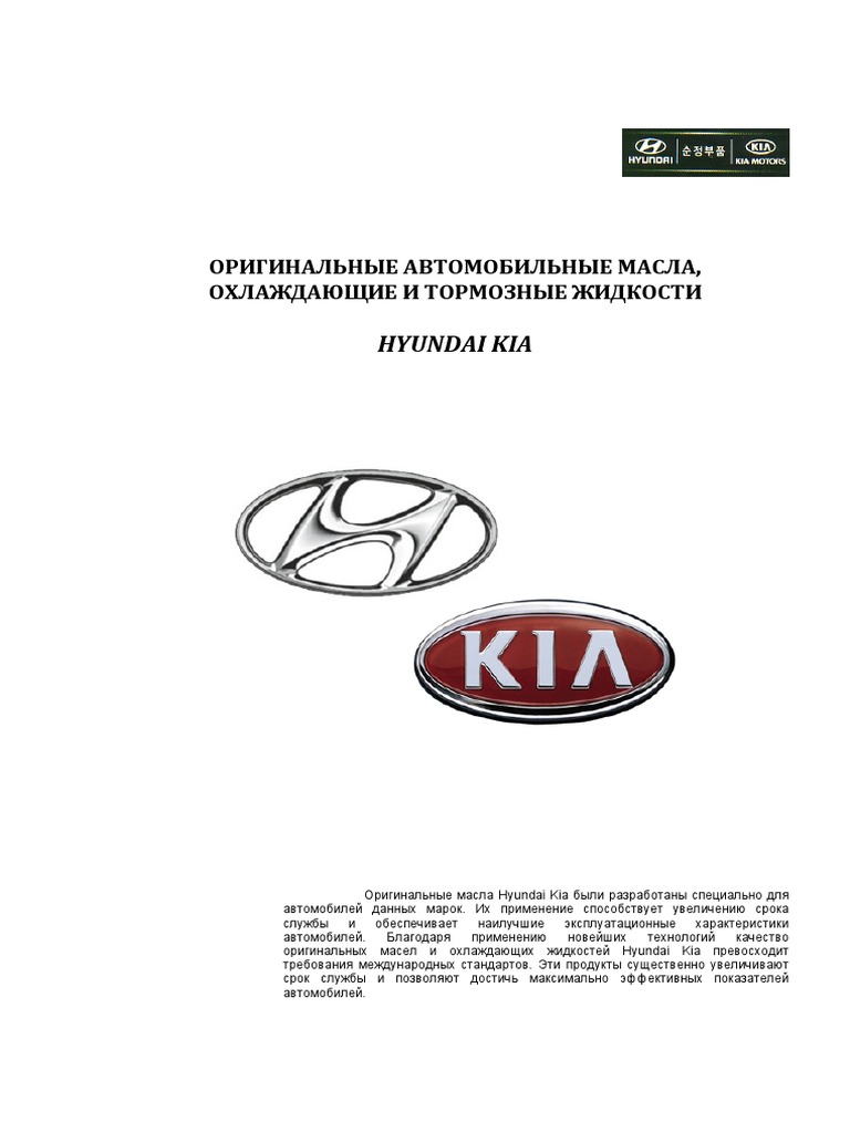 Hyundai Kia PDF | PDF
