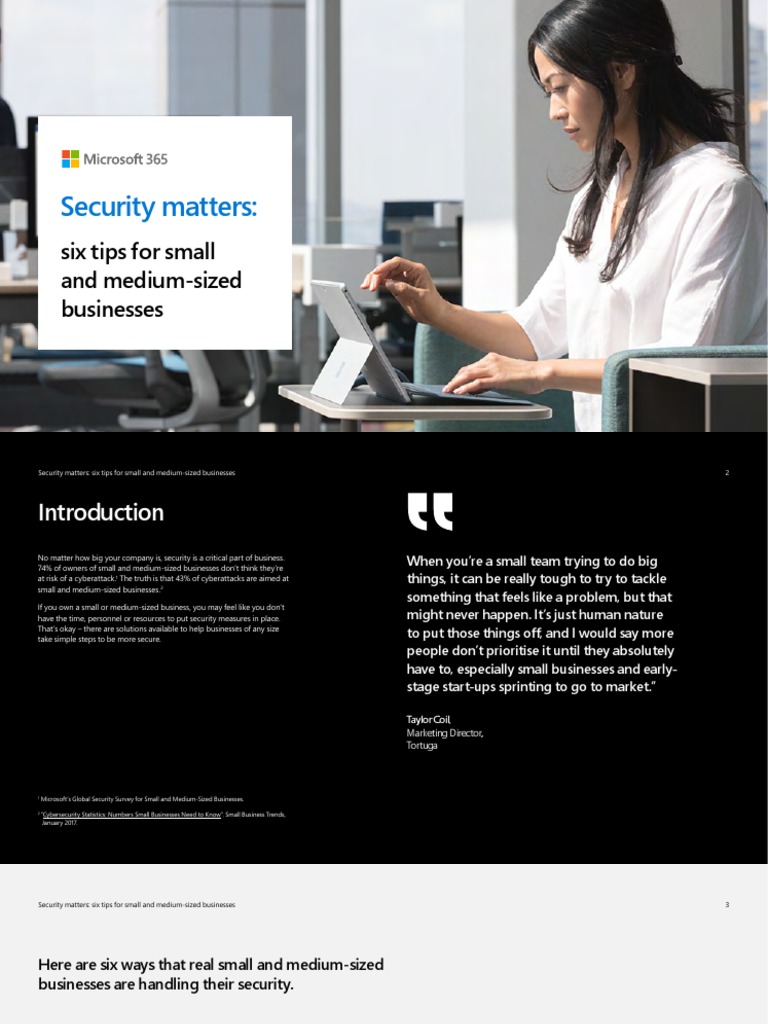 Security Matters:: Six Tips For Small and Medium-Sized Businesses ...