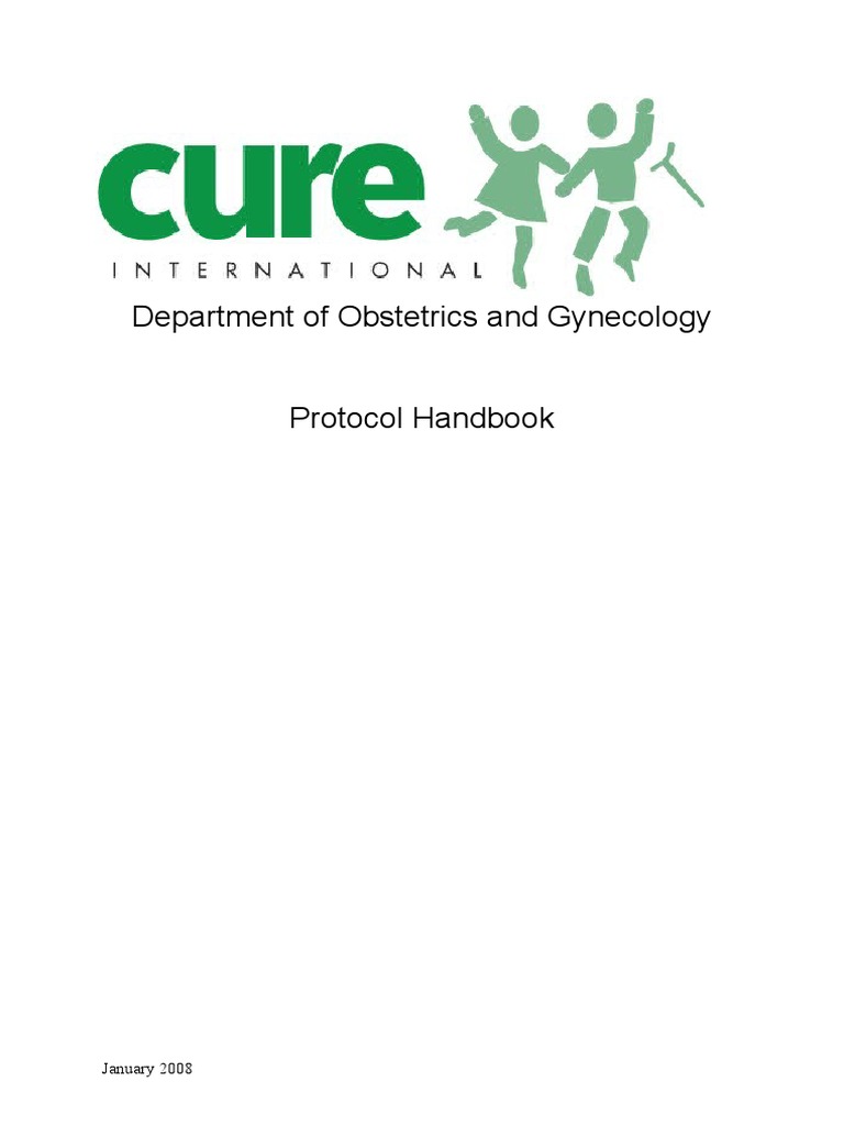 Protocol Book For OBGYN | PDF | Gestational Diabetes | Urinary Tract ...
