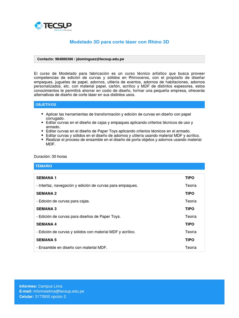 Temario | PDF