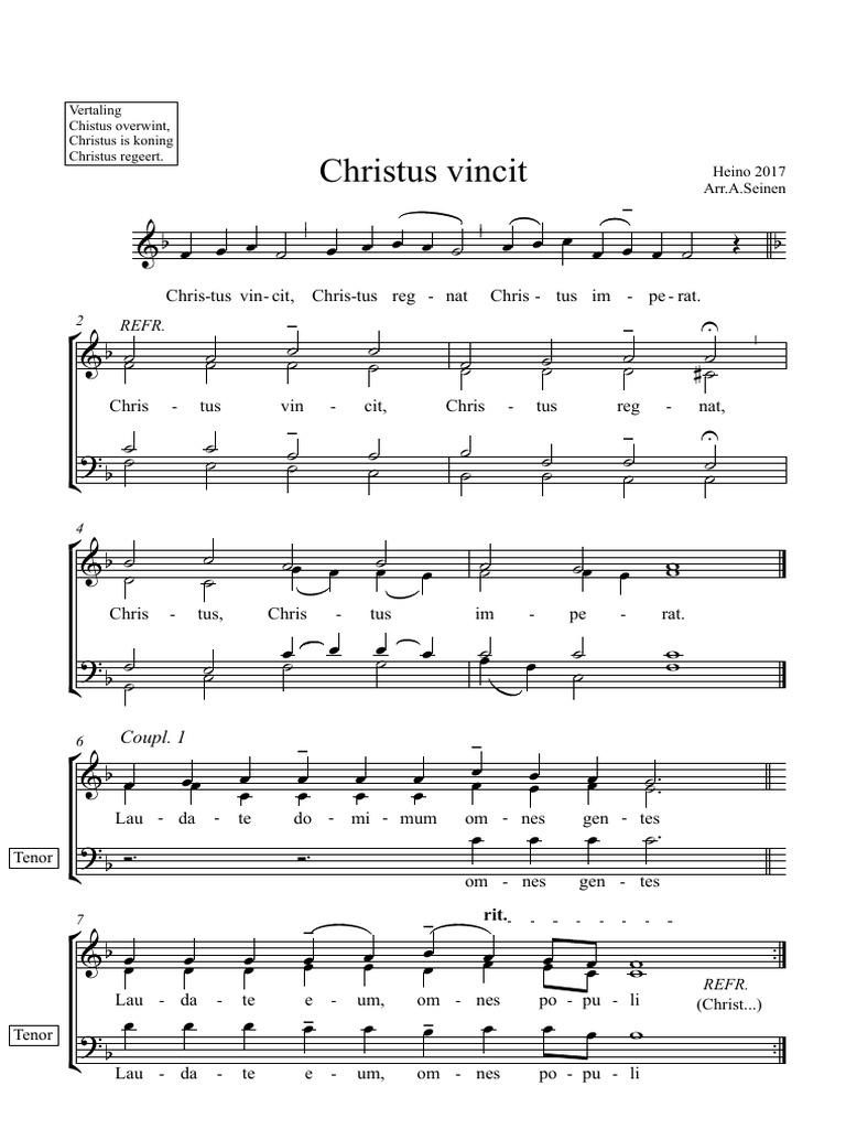 Christus Vincit 2 | PDF