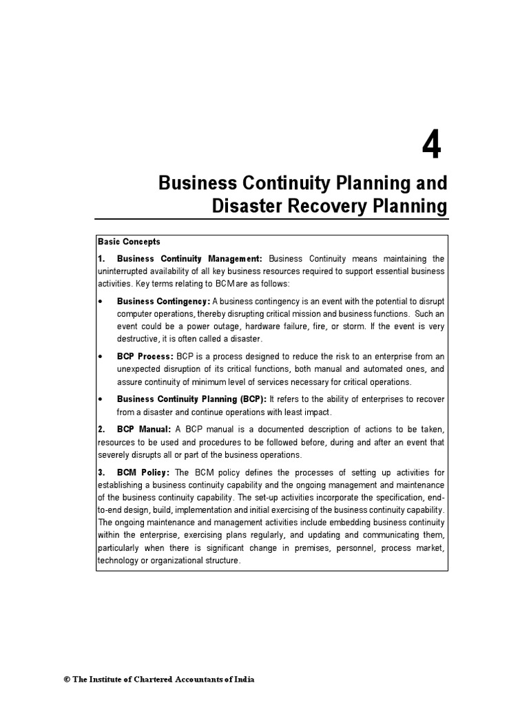 4.BCP & DRP PDF | PDF | Backup | Disaster Recovery