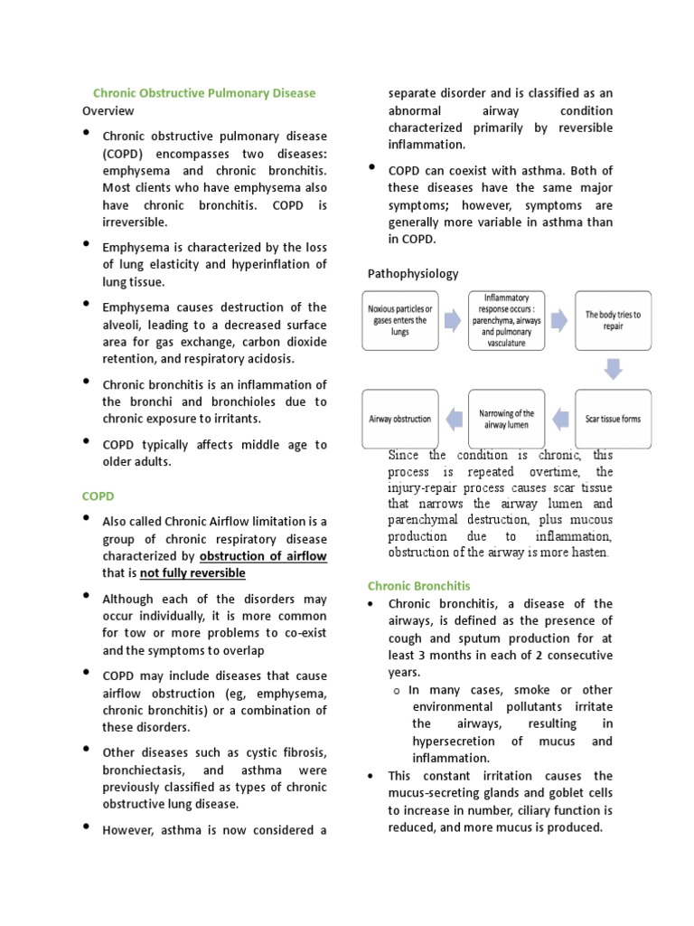 Chronic Obstructive Pulmonary Disease | PDF | Chronic Obstructive ...