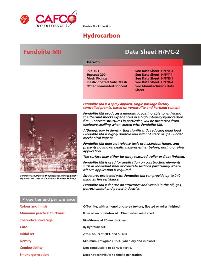 FendoliteMII Catalogue | PDF | Concrete | Corrosion