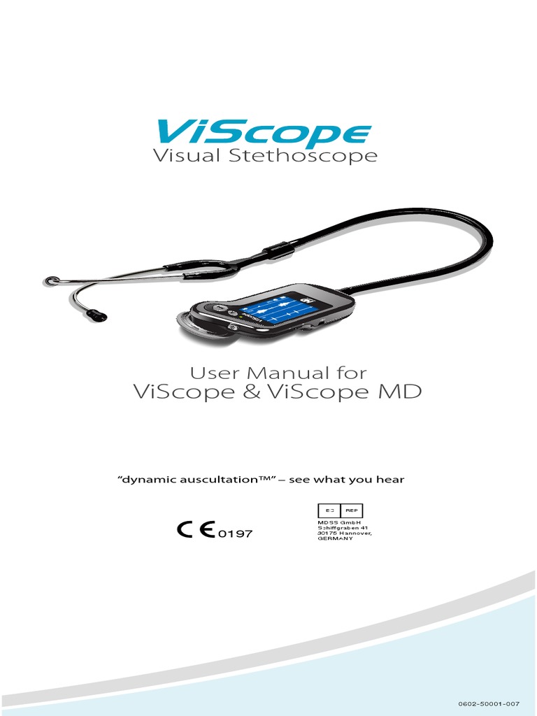 ViScope & ViScope MD Manual PDF | PDF | Heart Valve | Battery Charger