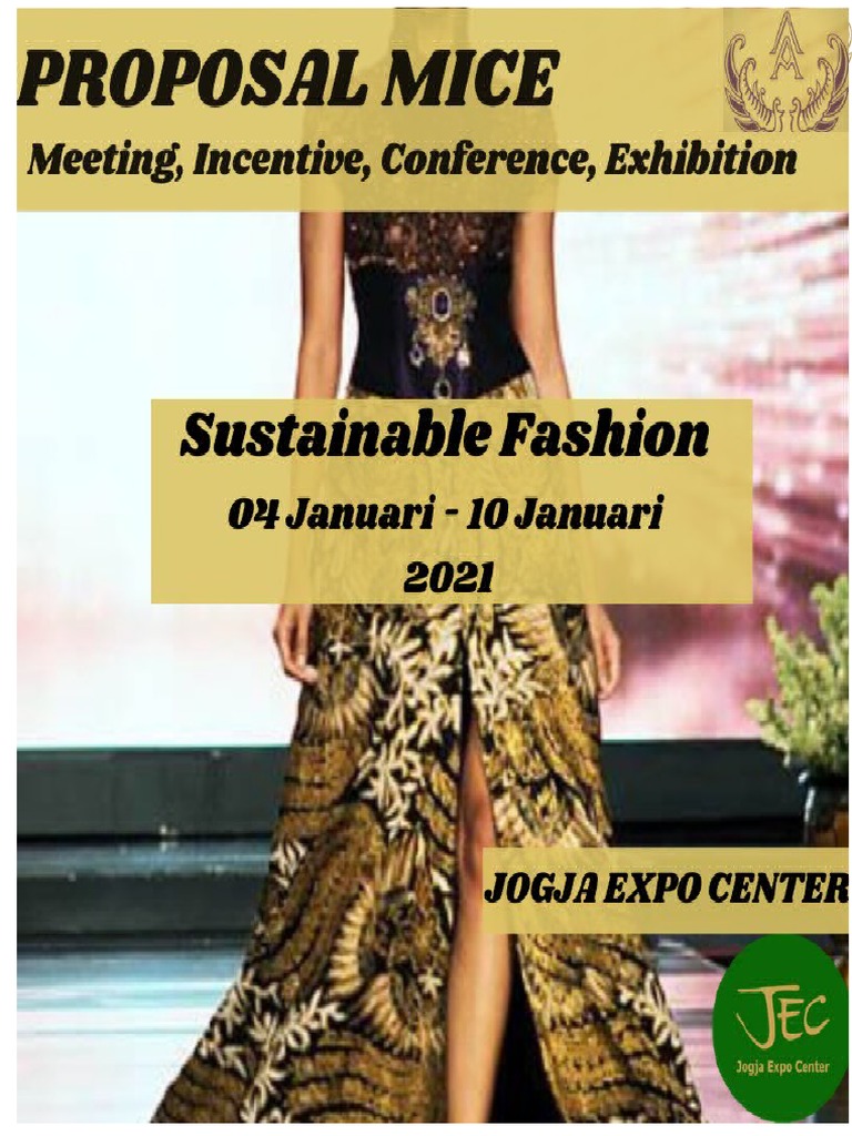 Proposal MICE Yogyakarta 2021 | PDF