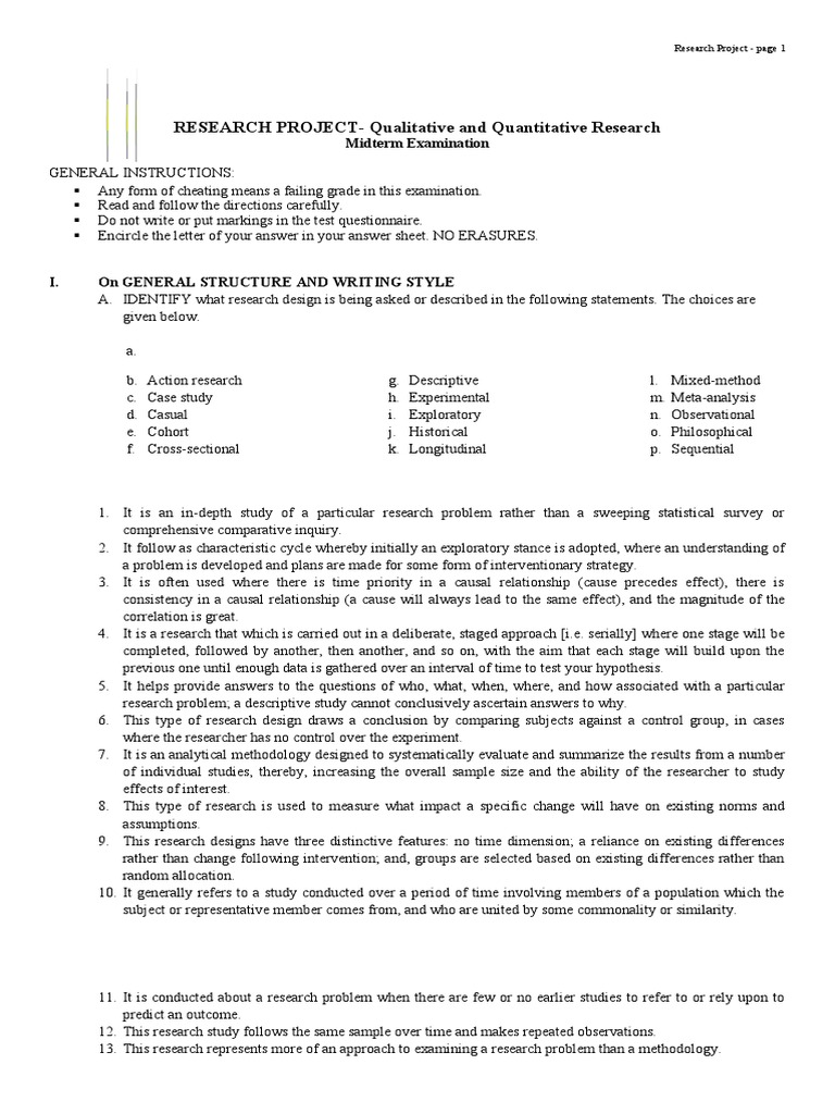 Research Design and Writing Guide | PDF | Question | Theory