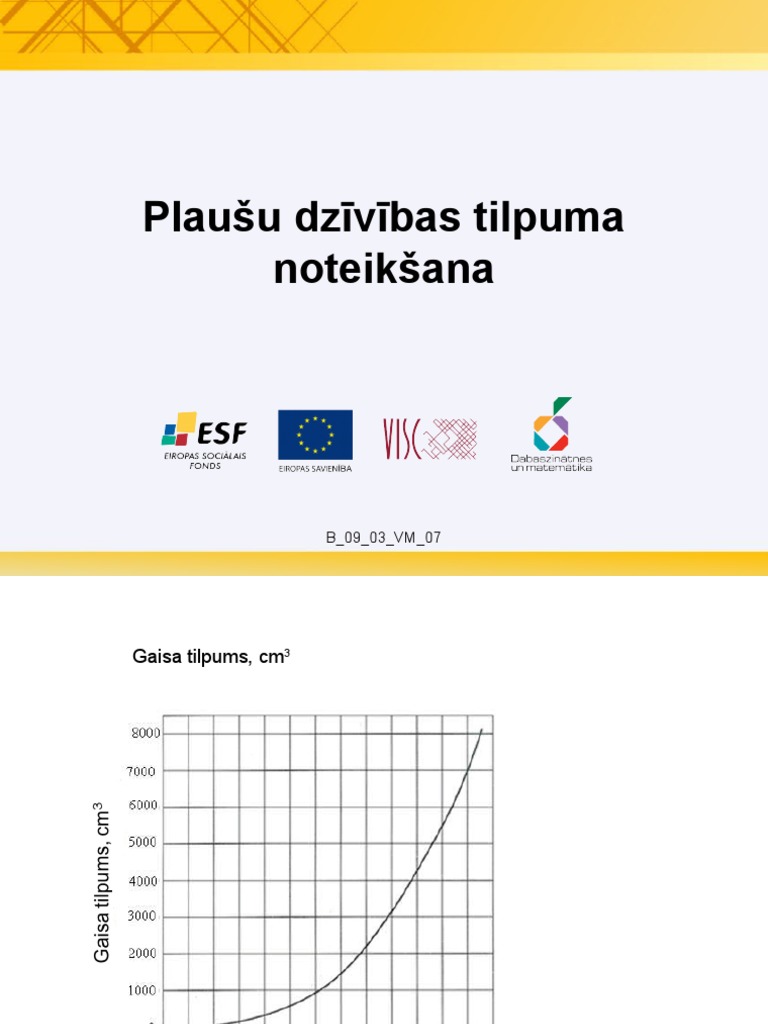 Plaušu Dzīvības Tilpuma Noteikšana | PDF