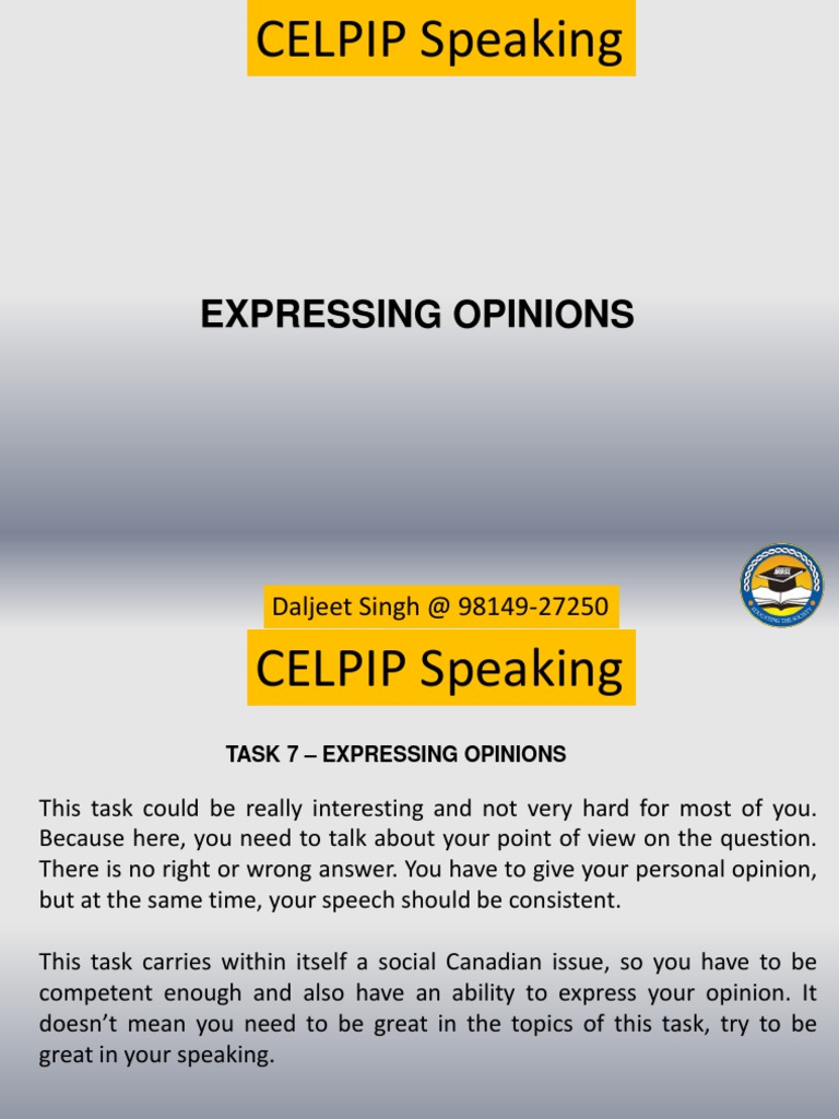 Celpip Task 7 | PDF | Foods | Question