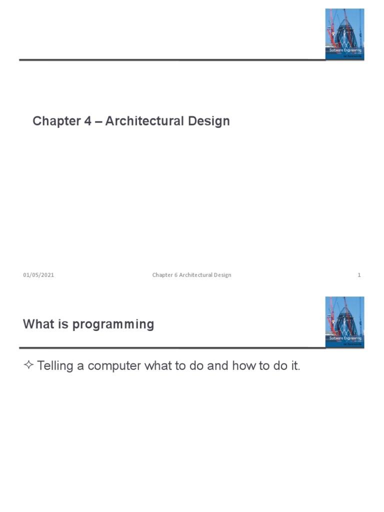 Chap 4 Architectural Gui Design | PDF | Model–View–Controller | Client–Server Model