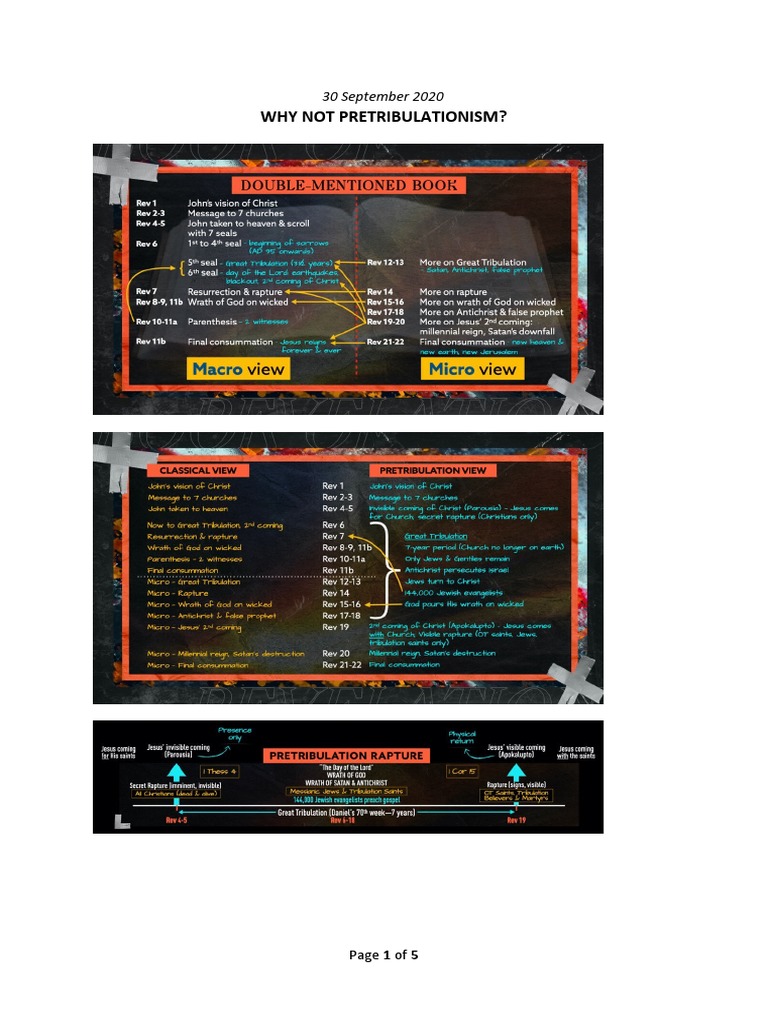 Why Pretribulationism May Be Wrong | PDF