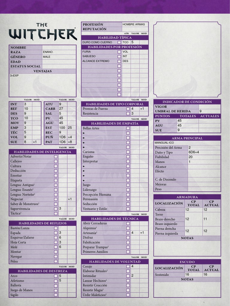 Ficha Enano PDF | PDF | Equipo | Tecnología militar
