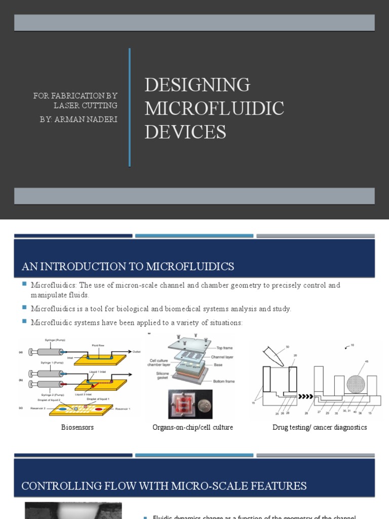 Designing Microfluidic Devices | PDF | Microfluidics | Semiconductor ...