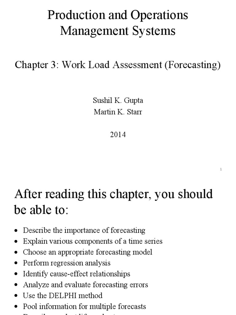 3 Ch 3 Forecasting Pdf Correlation And Dependence Coefficient Of