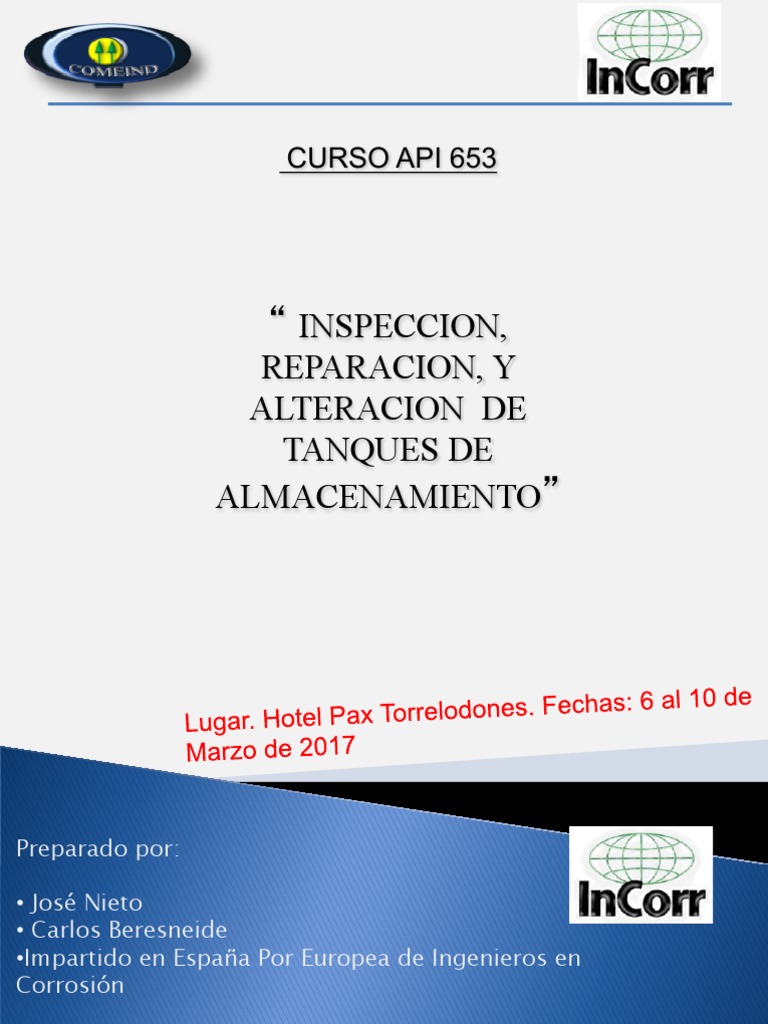 Api 653 | PDF | Soldadura | Construcción