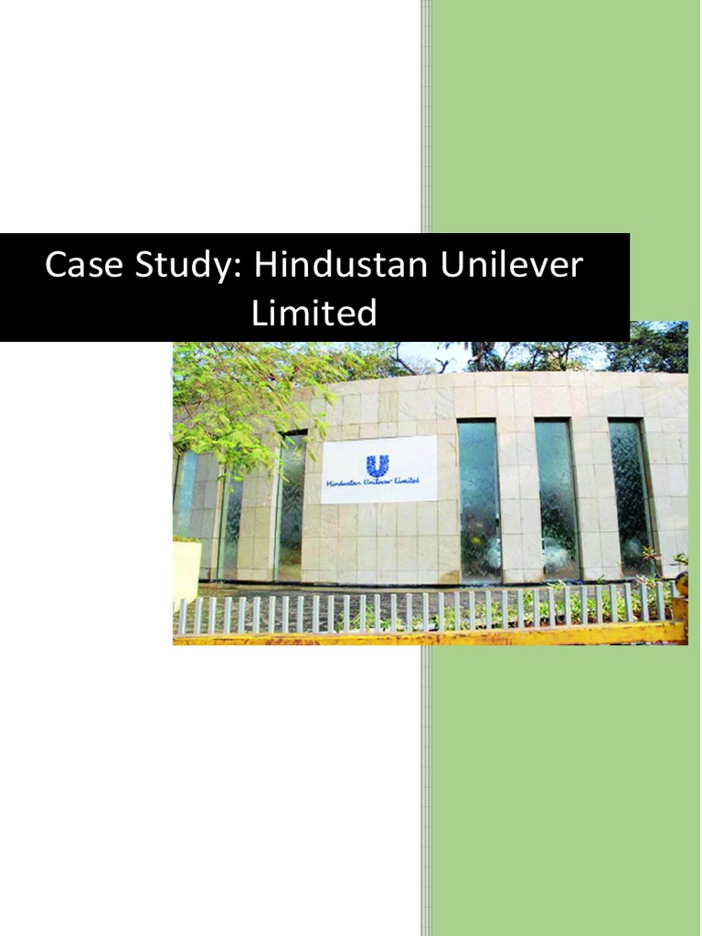 HUL Case Study | Download Free PDF | Unilever | Business