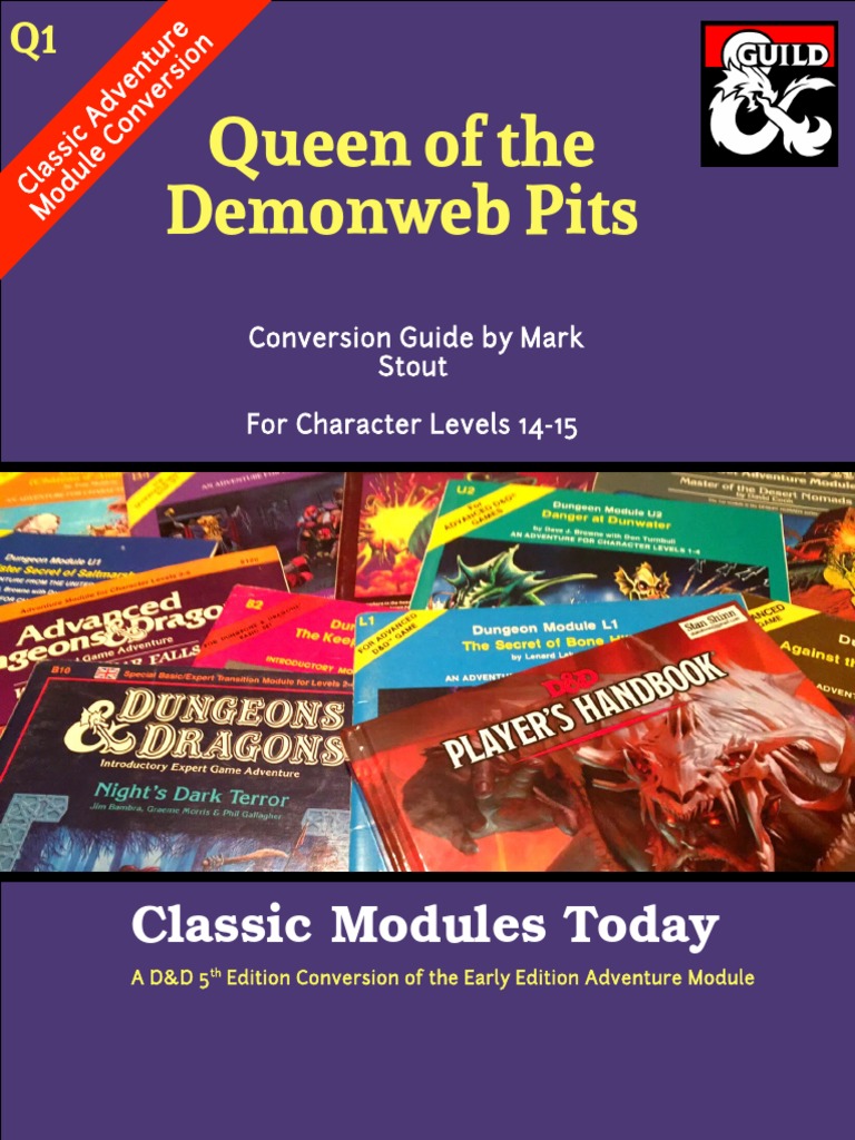 CMT - Q1 Queen of The Demonweb Pits | PDF | Dungeons & Dragons | Gary ...