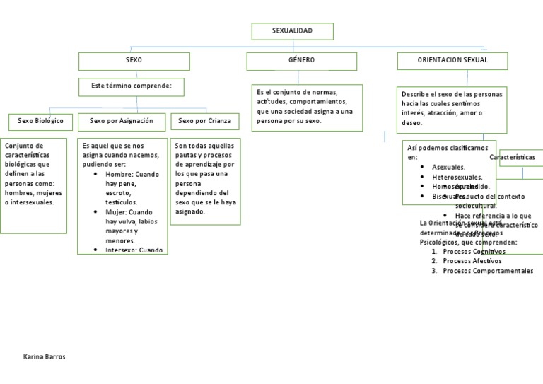 Mapa Conceptual 3 Pdf Orientación Sexual La Sexualidad Humana