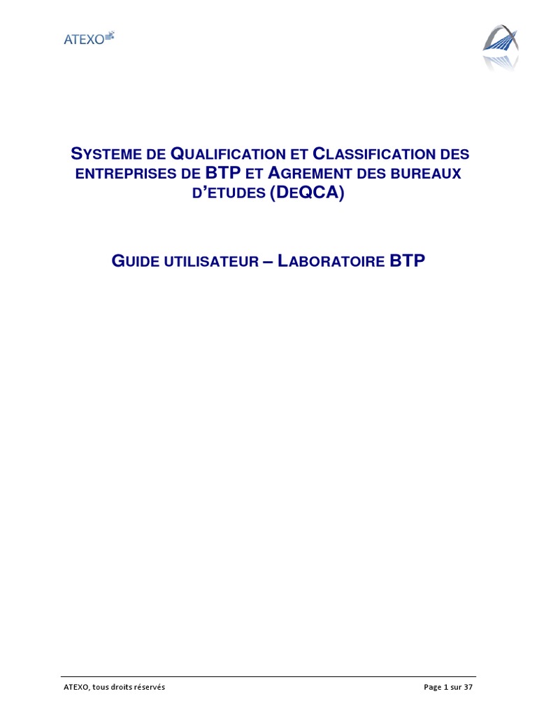 Guide Utilisateur Laboratoire BTP | PDF | Connexion | Mot de passe