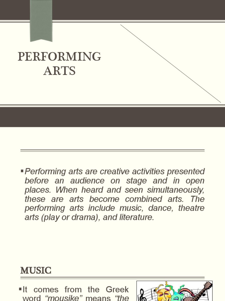 Performing Arts | PDF | Harmony | Musical Instruments