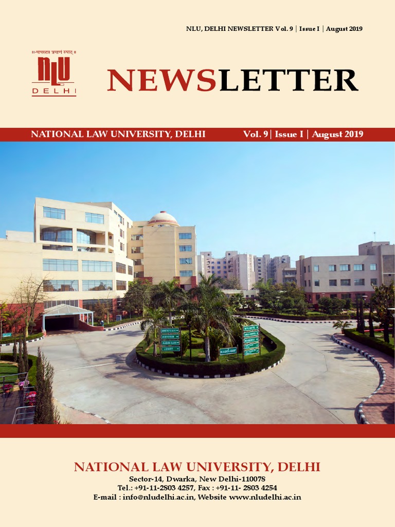 NLU - Newsletter 2019 PDF | PDF | Miscarriage Of Justice | Law