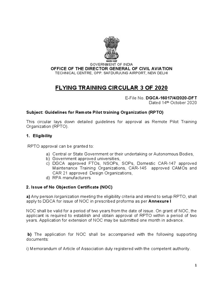 Guidelines for RPTO Approval in India | PDF | Board Of Directors ...