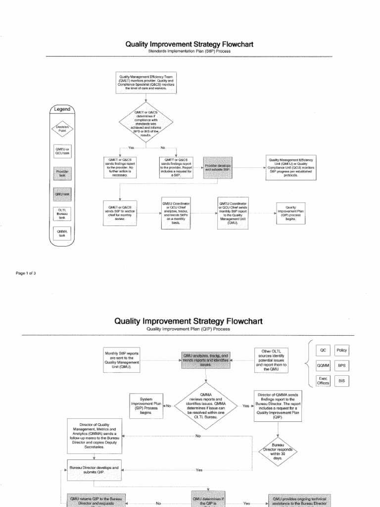 Quality Improvement Strategy Flowchart | PDF | Quality Management ...